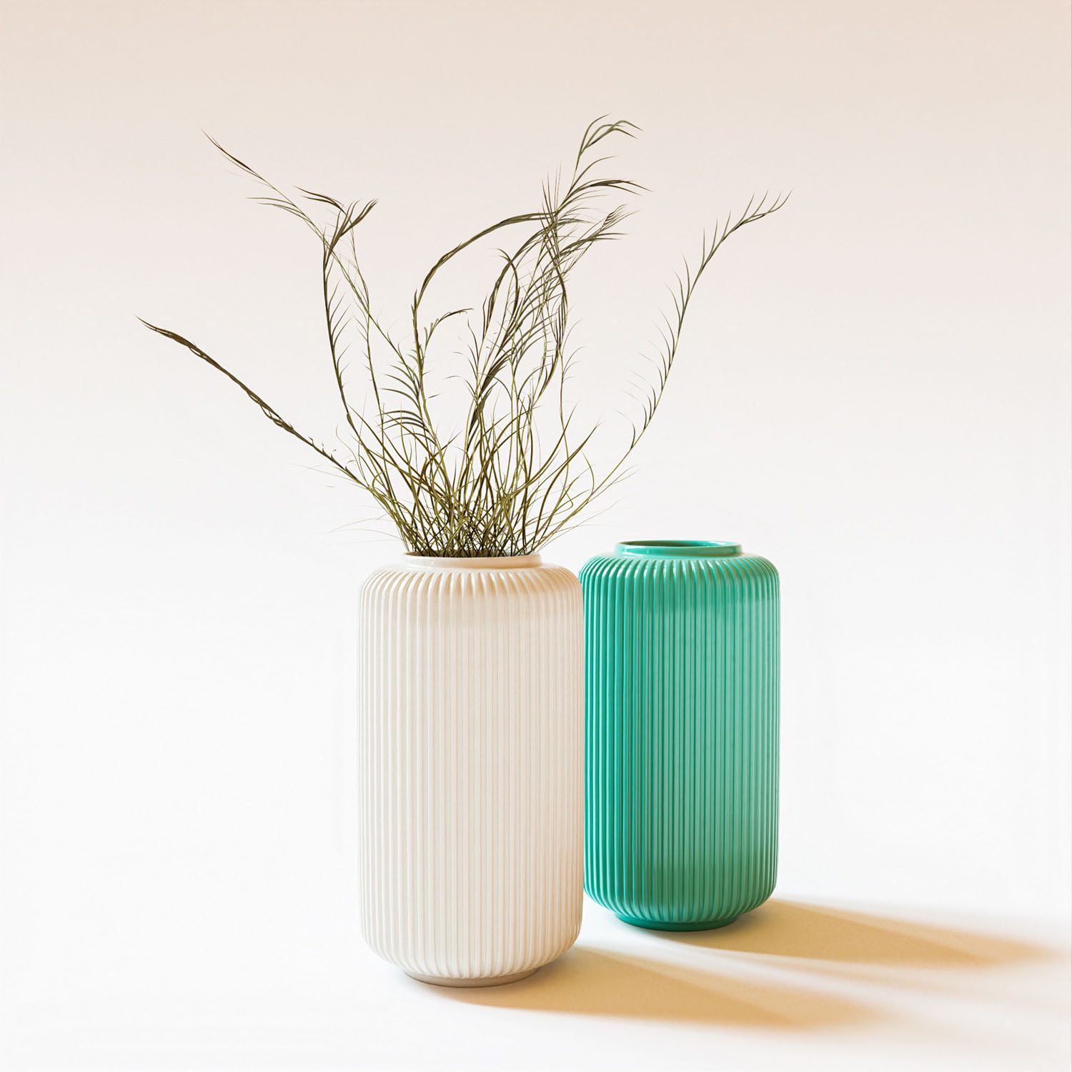 Ceramic and glass decoration vases 3d model - Zenpolygon